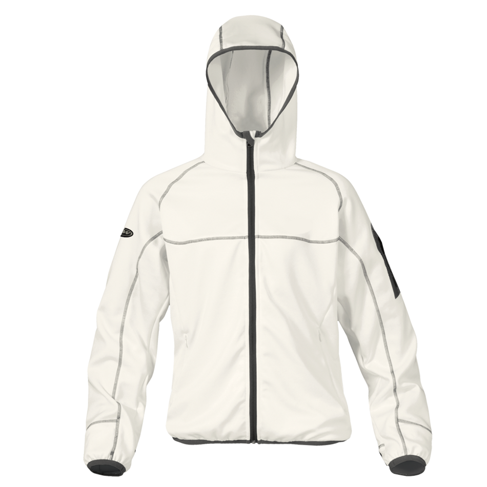STRETCH FLEECE HOODED JACKET